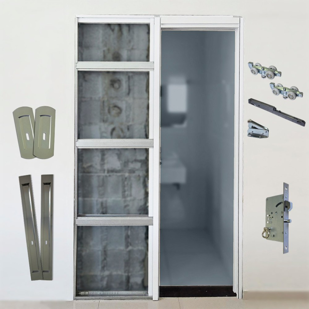 Kit Estrutura Basilare para Porta de Embutir - Portas de Embutir ...