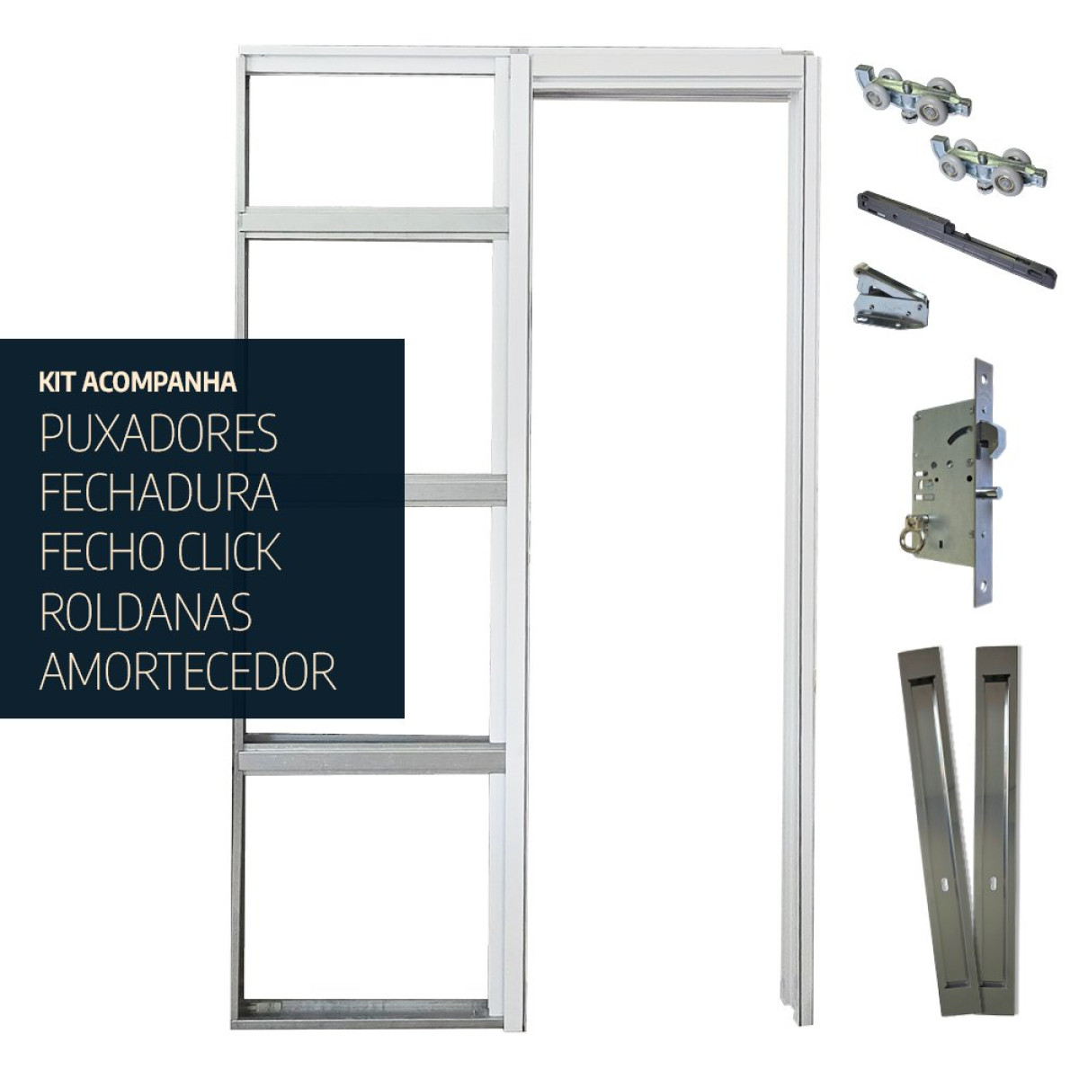 Kit Estrutura Basilare para Porta de Embutir - Portas de Embutir ...